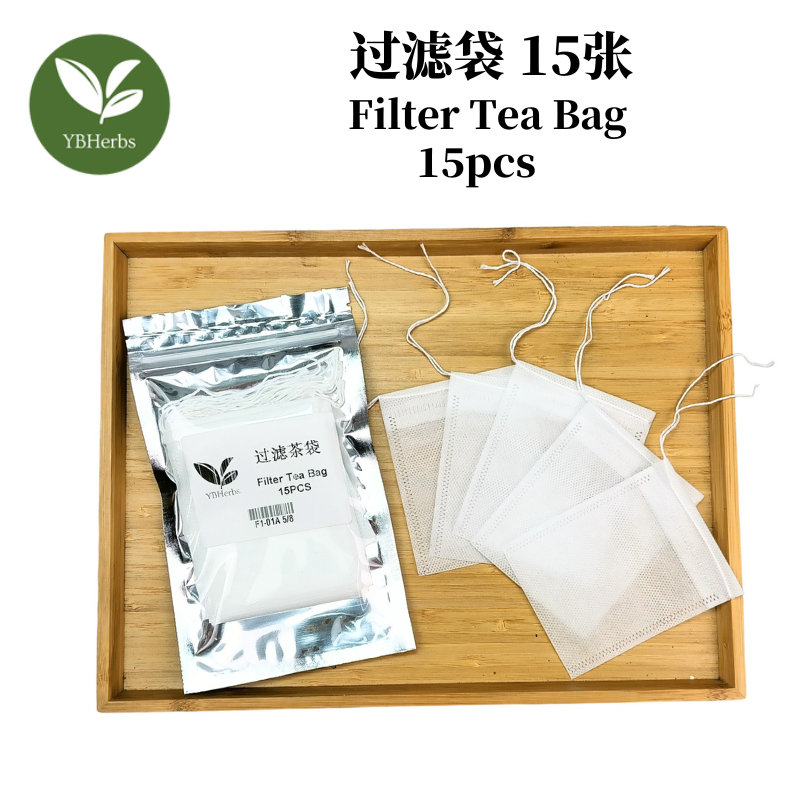 茶滤袋 15-100个装 8*10.5cm 加厚无纺布 Filter Tea Bags 耐高温 免缝制 Beg Teh Penapis 家用茶 ...