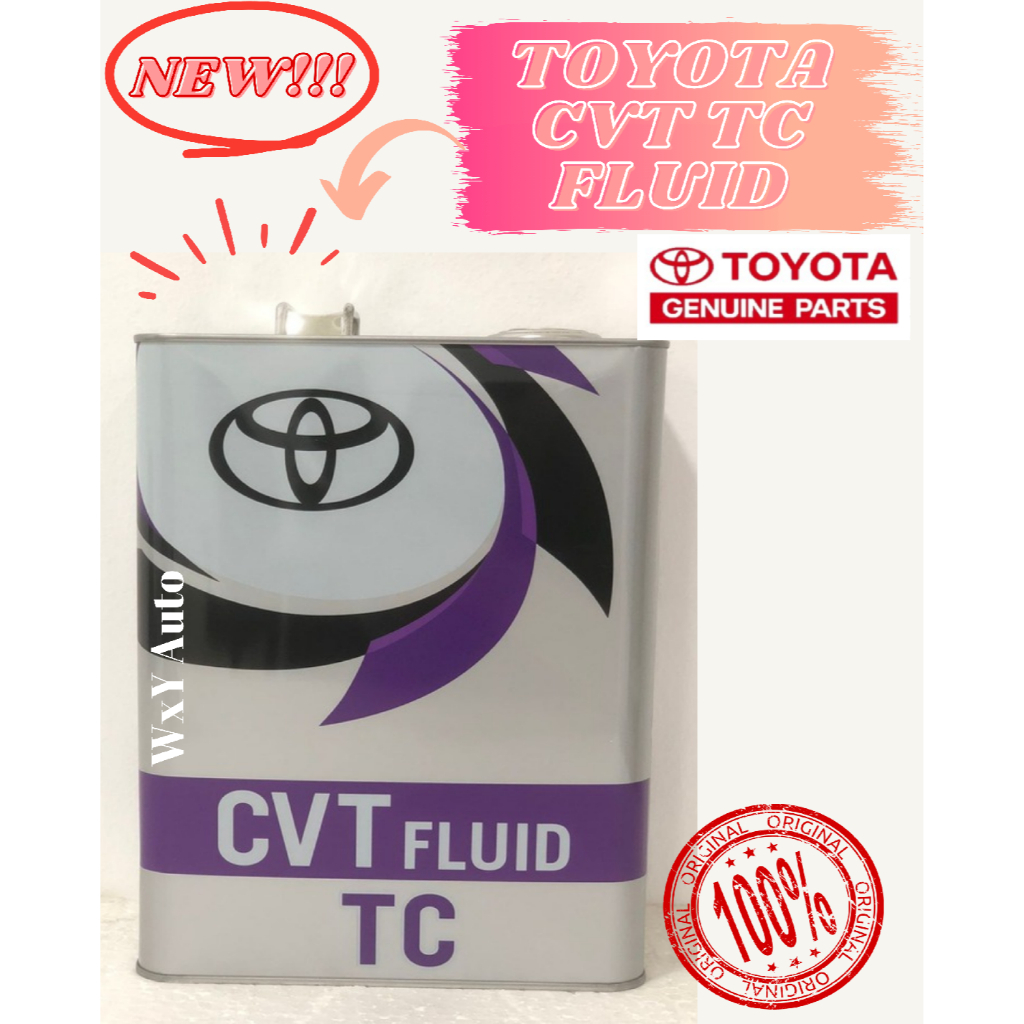 TOYOTA CVT(Continuously Variable Transmission) FLUID TC (4L) 💯 ORIGINAL ...
