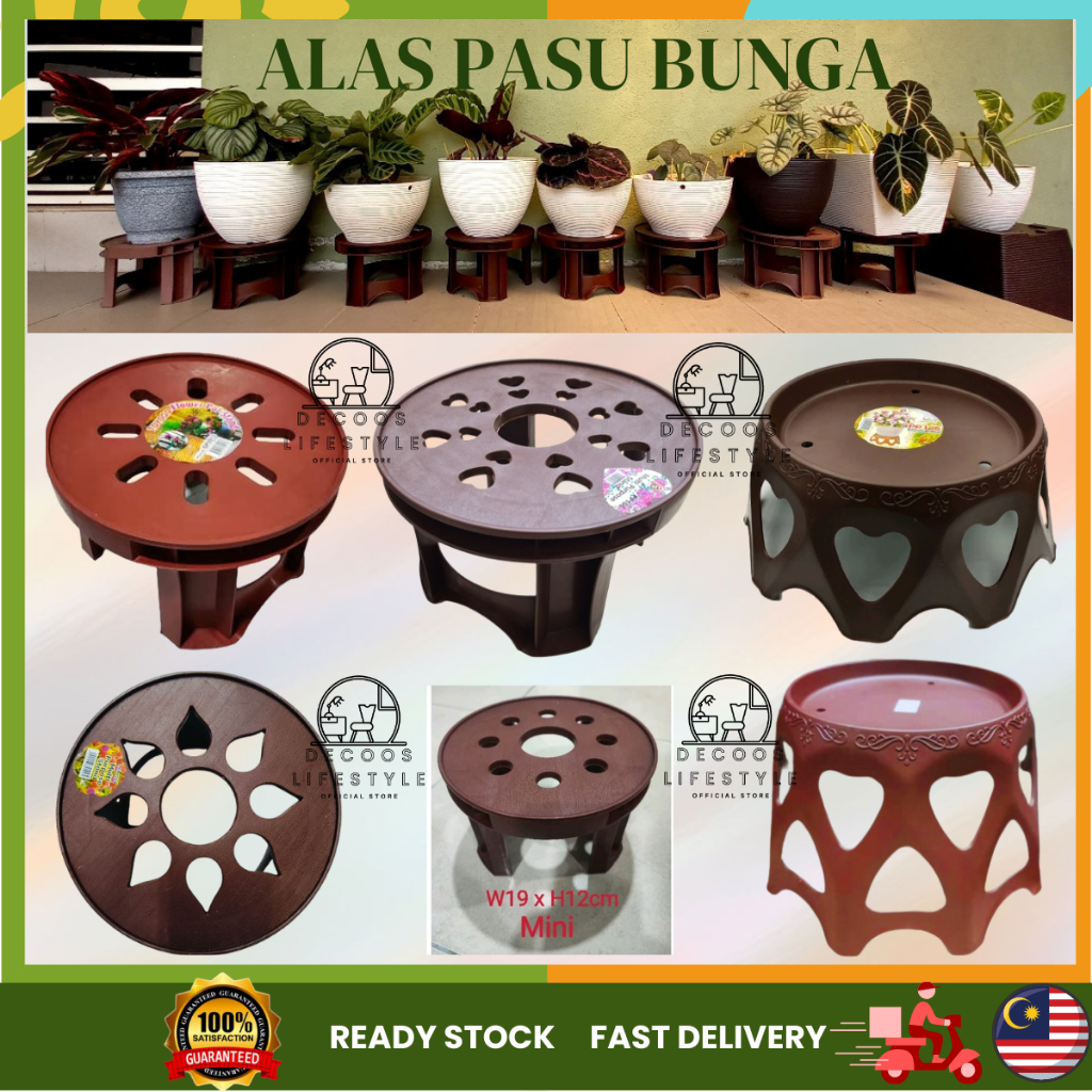 Alas Pasu Bunga Lapik Tapak Flower Pot Stand Kaki Pasu Murah Alas Pasu ...