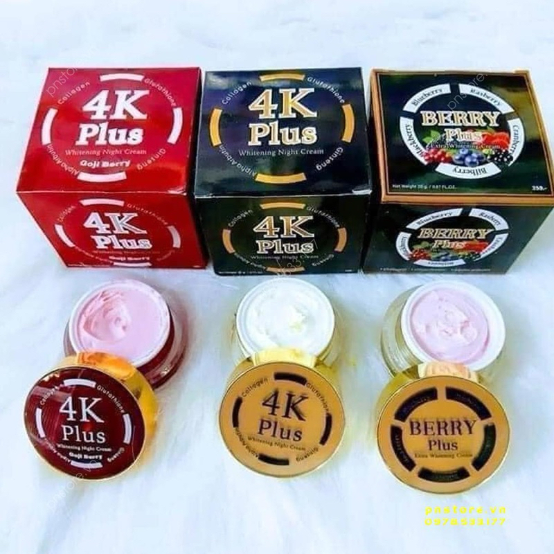 4K PLUS face skin white cream thailan 20g | Shopee Malaysia