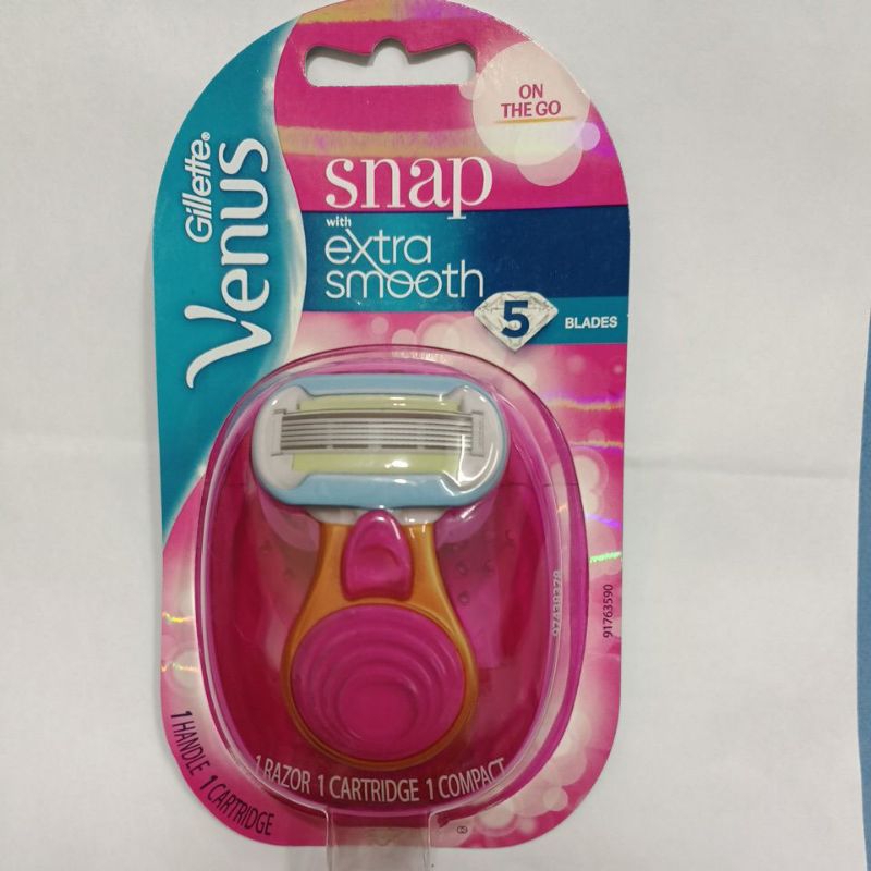 Gillette Venus Snap with extra smooth (1 Handle + 1 Blade + 1 Casing ...