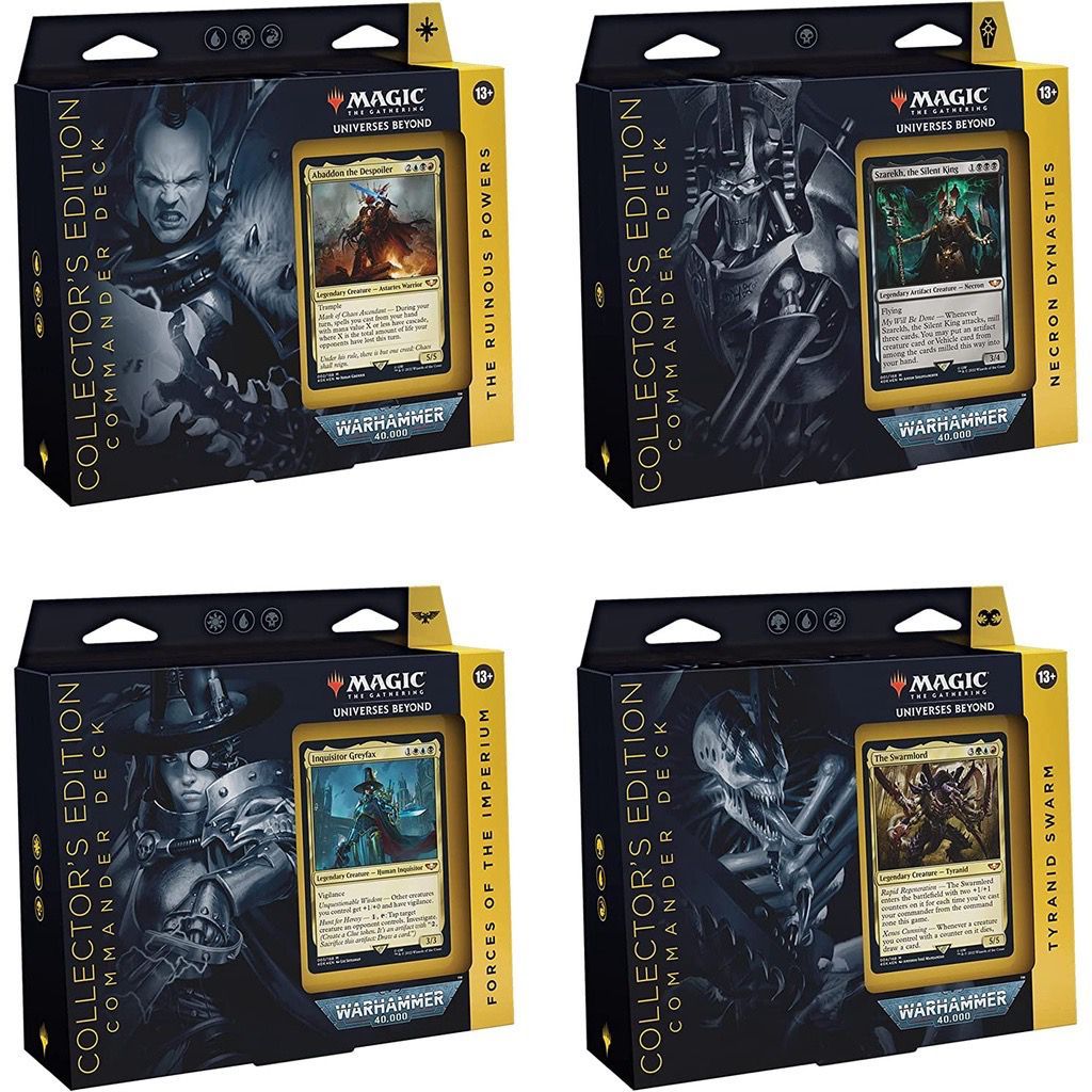 MTG Precons : Universe Beyond Warhammer 40,000 Commander Decks ...