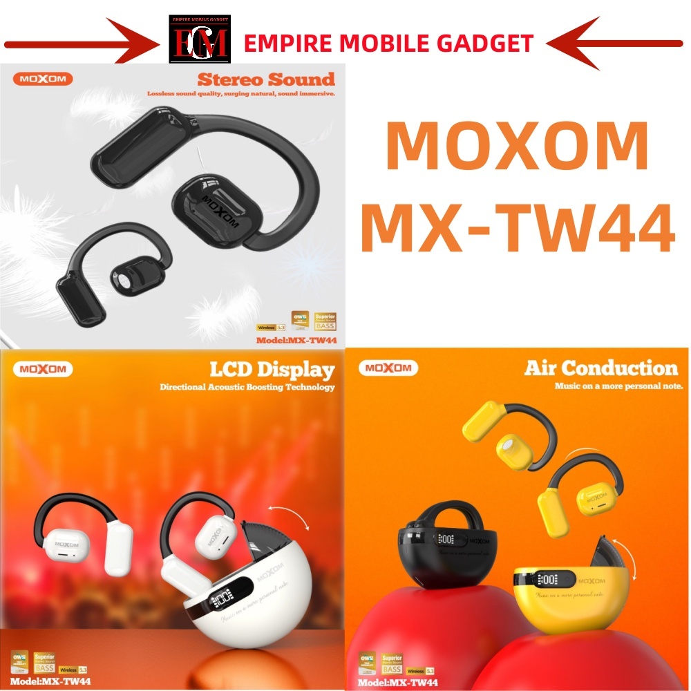 MOXOM MX-TW44 OWS Air Conduction On Ear TWS Wireless Bluetooth V5.3 ...