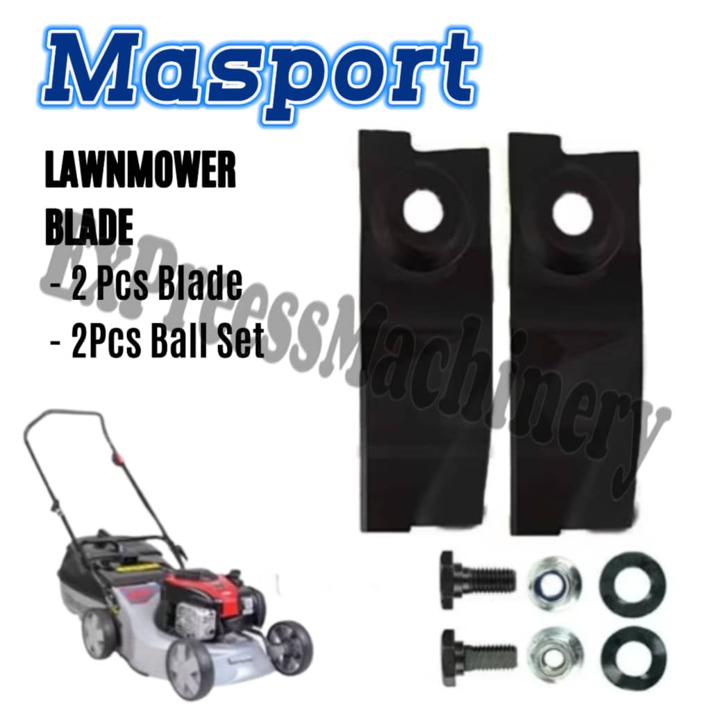 MASPORT Lawn Mower Blade Kit Set Grass Cutter Blade Gardening Tools Set ...