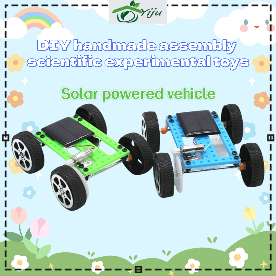 【NEW】1 Set Mini Solar Powered Toy DIY Car Science Experiment Kit ...