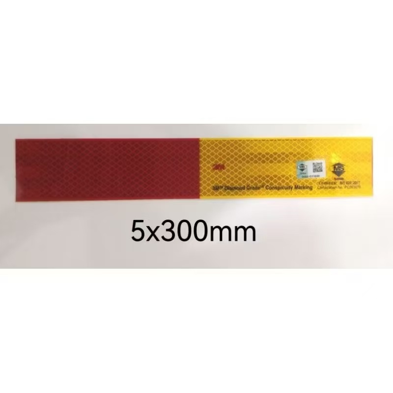 3M Sirim Diamond Grade Type 5 J5 Conspicuity Side Marking 30cm*5cm ...