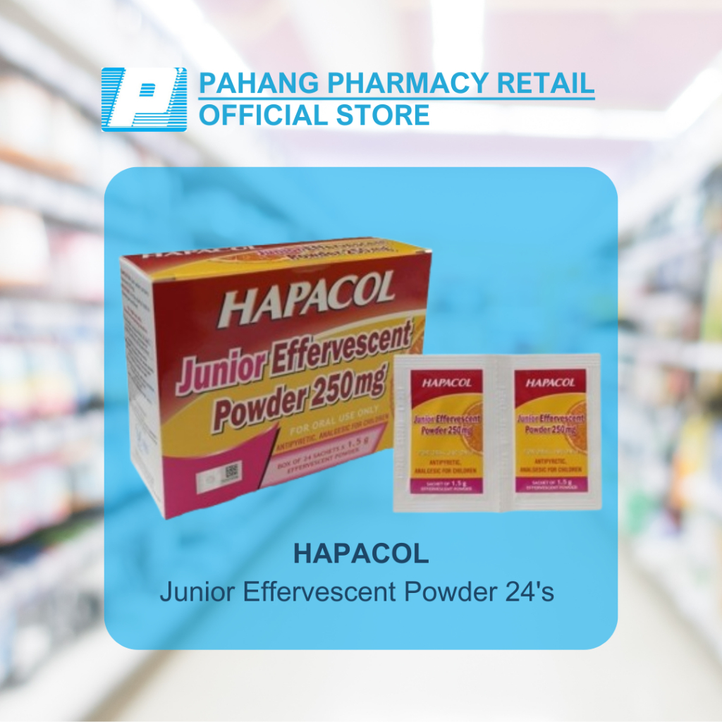 HAPACOL Junior Effervescent Powder Sachet 24's [Exp:02/25] | Shopee ...