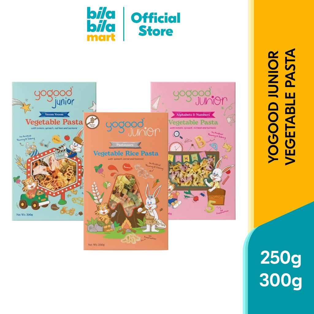 Yogood Junior Vegetable Pasta (250g/300g) Pastasaurus | Vroom Vroom ...