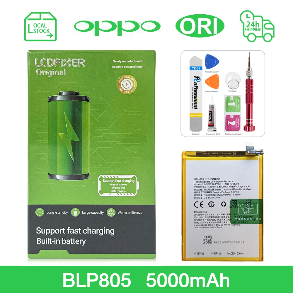 100% Battery For OPPO A15/A15S/A16E/A16K/A54 2020/A53 2020/A16/A32 ...