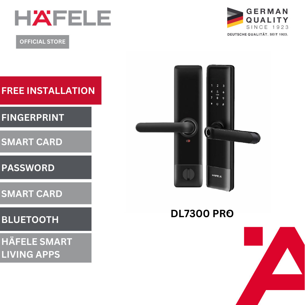 Häfele Smart Digital Lock DL7300 PRO | Shopee Malaysia