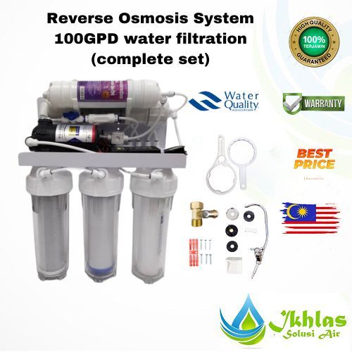 100 GPD #1 RO Water Filtration System (Reverse Osmosis System ...