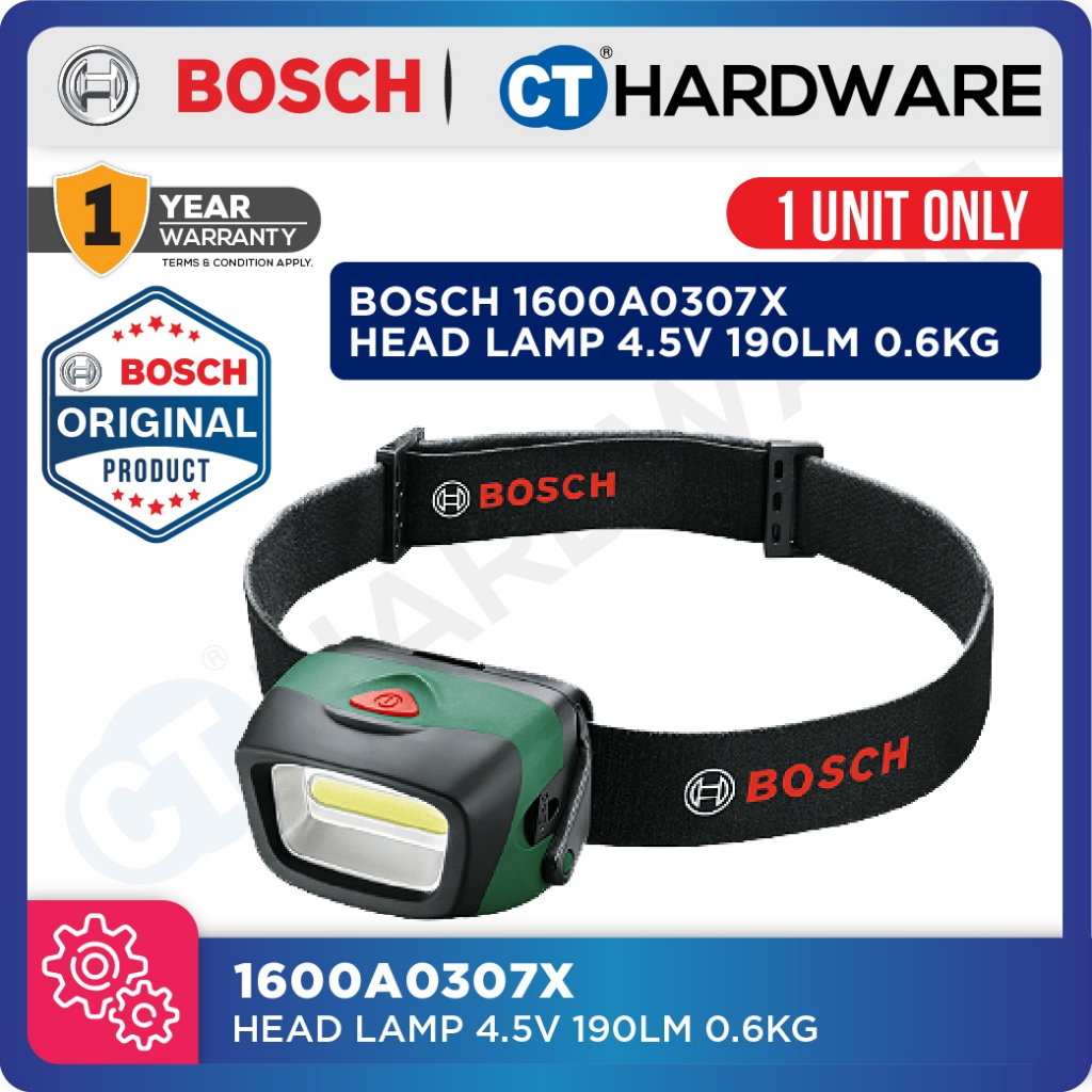 Bosch Head Lamp 4.5V 1600A0307X | Indoor, outdoor, splash proof head ...