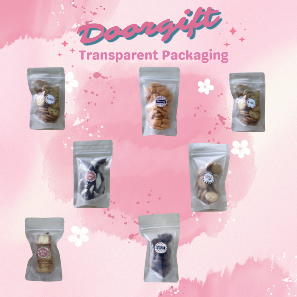 [ DOORGIFT ] GOODIES BISKUT | TRANSPARENT PACKAGING | MINI MARJERIN ...