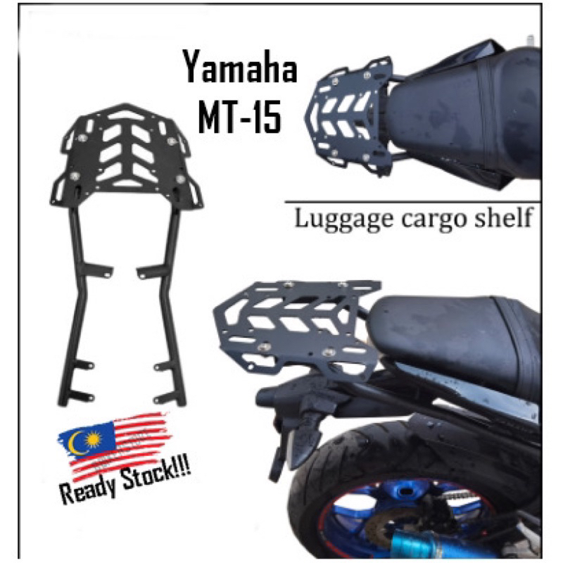 MT-15 Monorack MT15 2018-2021 Top Box rear support luggage rack saddle ...