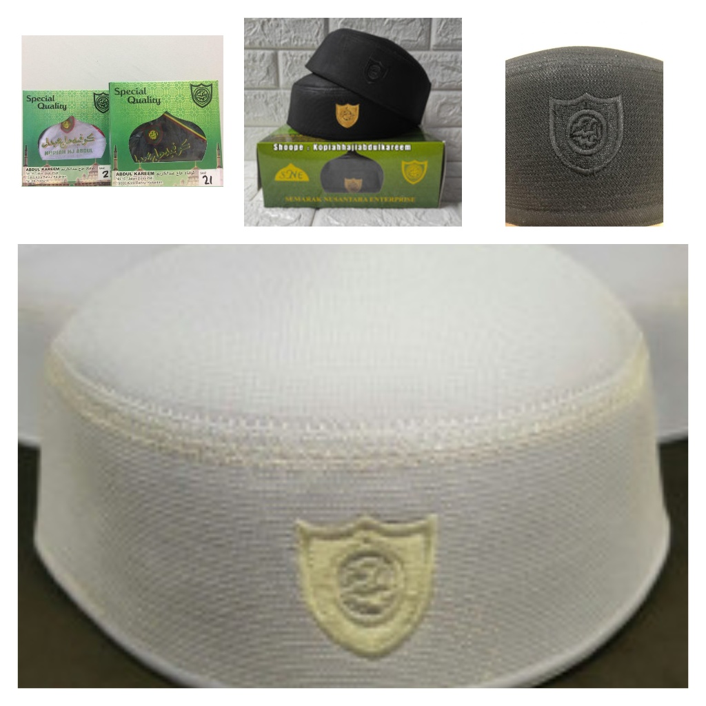 ORIGINAL CAP KOPIAH HAJI ABDUL KAREEM MURAH READYSTOCK | Shopee Malaysia