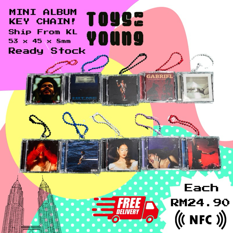 [Toys By Young] Mini Album Keychain (CD NFC) Trending Album | Shopee ...