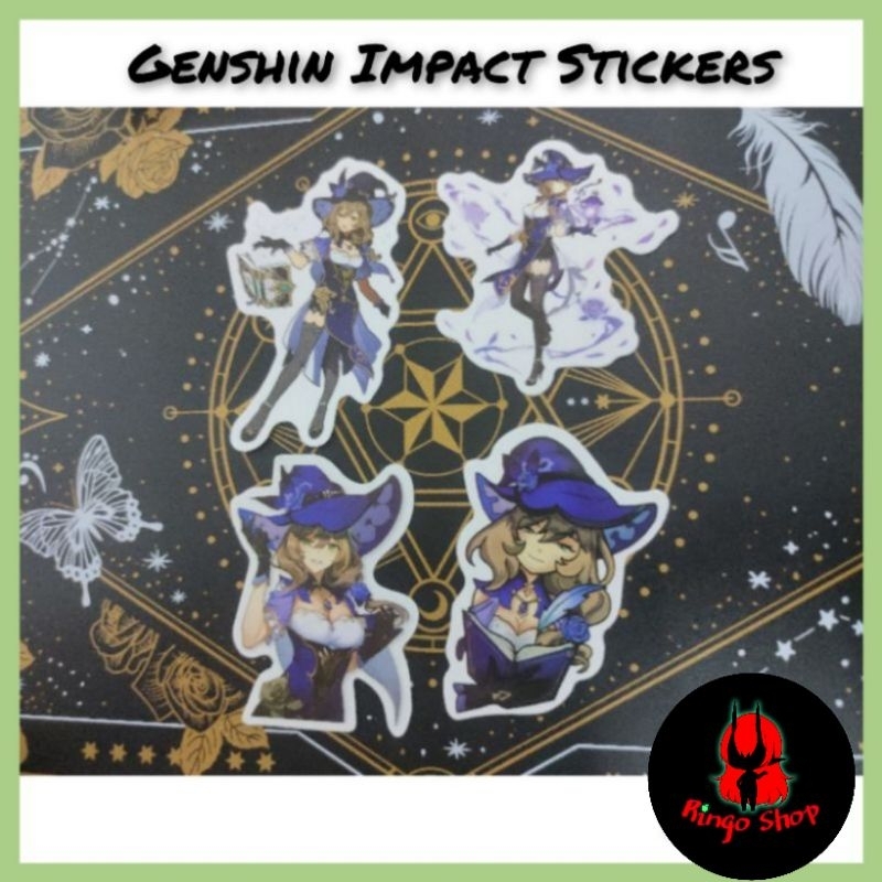 🇲🇾 Ready Stock 🆕 Genshin Impact Stickers 🔥 Jean + Lisa + Sucrose ...