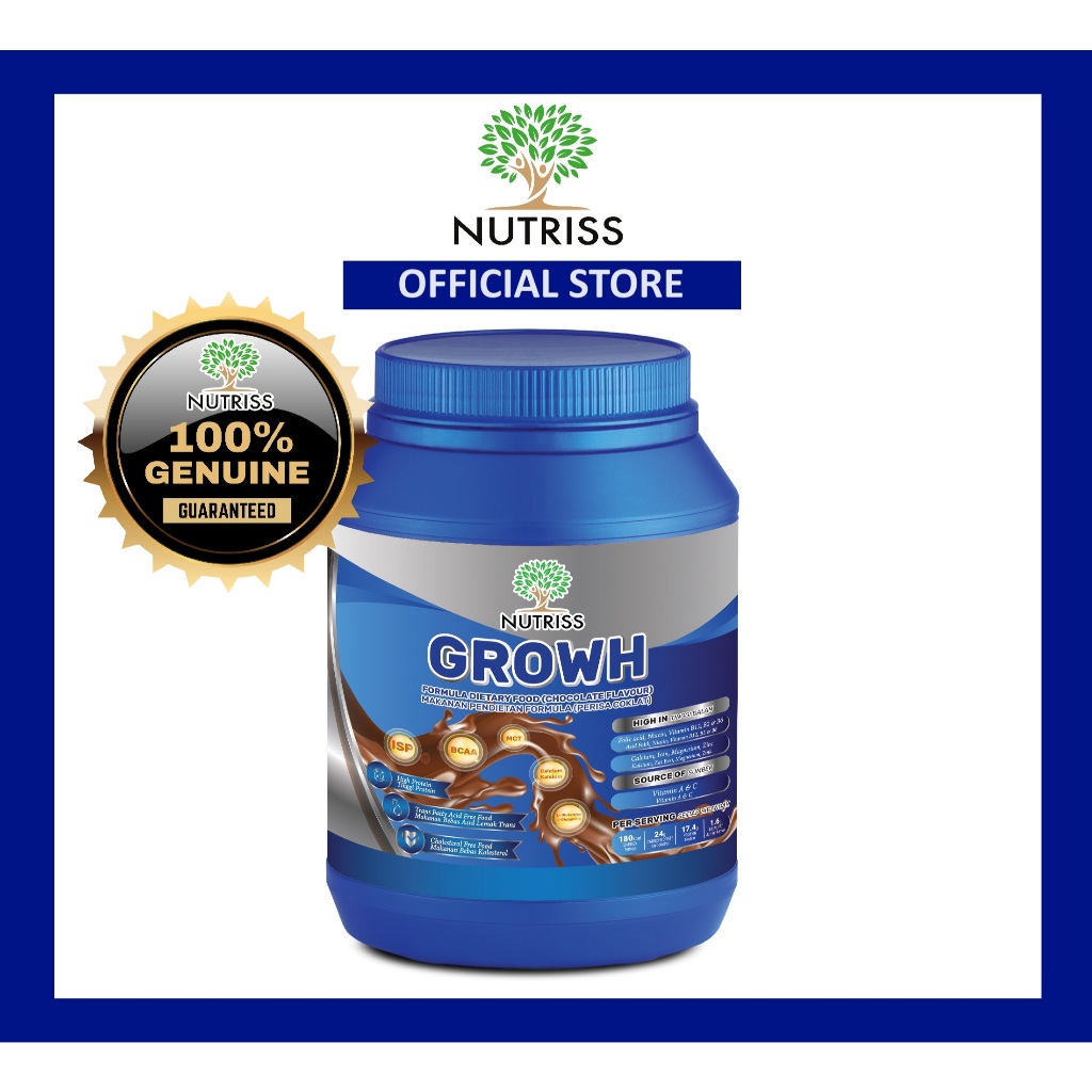 Nutriss Growh (Chocolate) (850grms) | Shopee Malaysia