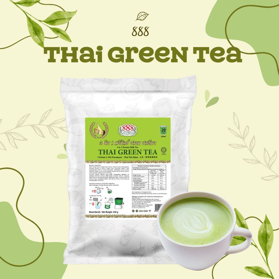 888 Instant THAI Green Tea (650g) | Shopee Malaysia