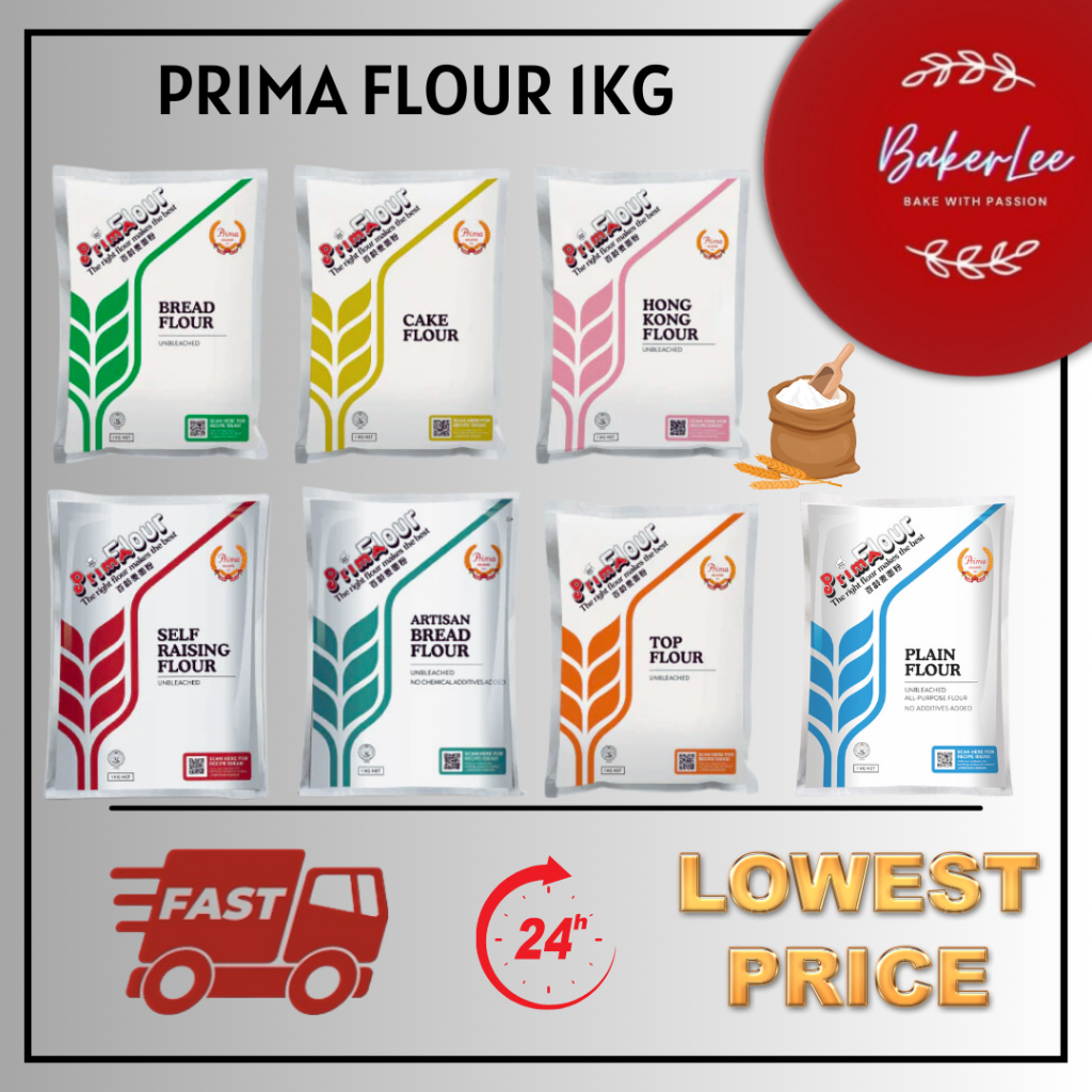 PRIMA FLOUR 1KG 百龄麦面粉 1KG FAST SHIPPING READY STOCK ORIGINAL PACKING ...