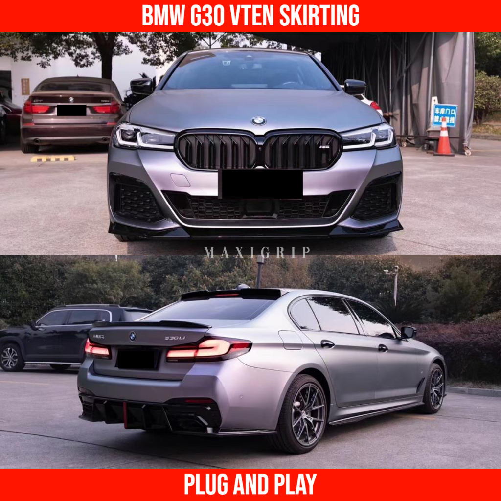 BMW G30 LCI Front lip diffuser side skirt VTEN bodykit G30 accessories ...
