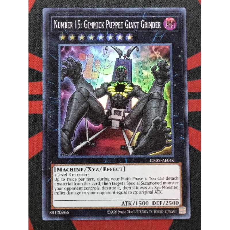 YUGIOH KONAMI CR05-AE016 Number 15: Gimmick Puppet Giant Grinder (Super Rare) | Shopee Malaysia