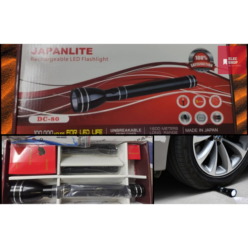 JAPAN MAX LITE 🇯🇵 (RECHARGEABLE LED HEAVY DUTY TORCHLIGHT) NEW MODEL ...
