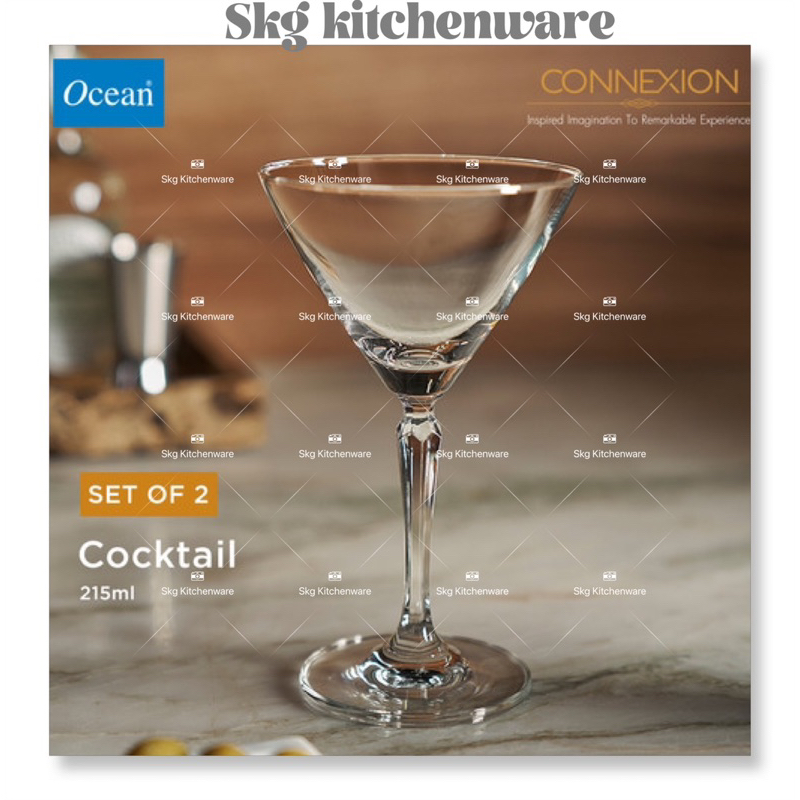 { 2PCS } OCEAN 527C07/215ML CONNEXION COCKTAIL GLASS | Shopee Malaysia