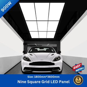[Ready Stock] MACS 9 Grids LED Lighting Panel for Detailing Shop / Car ...