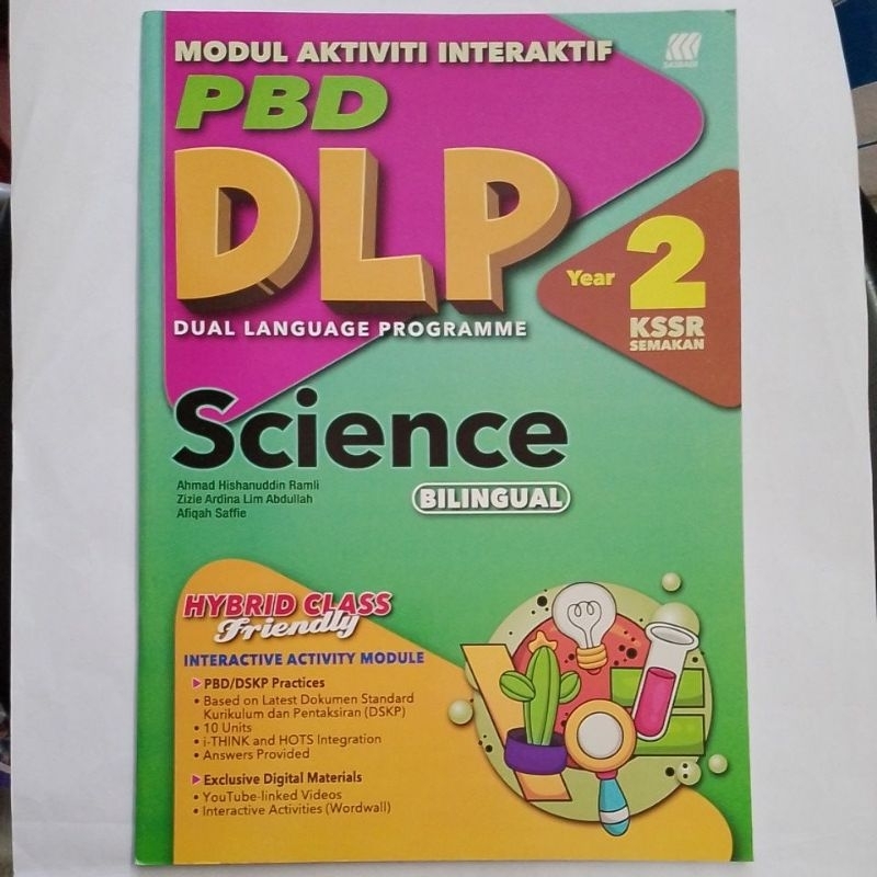 modul aktiviti interaktif pbd DLP dual language programme SCIENCE year ...