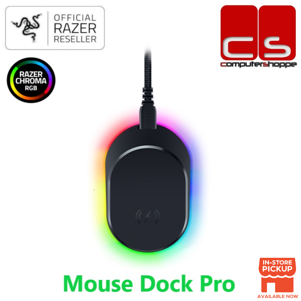 Razer Mouse Dock Pro Wireless Mouse Charging Dock with Integrated 4KHz ...