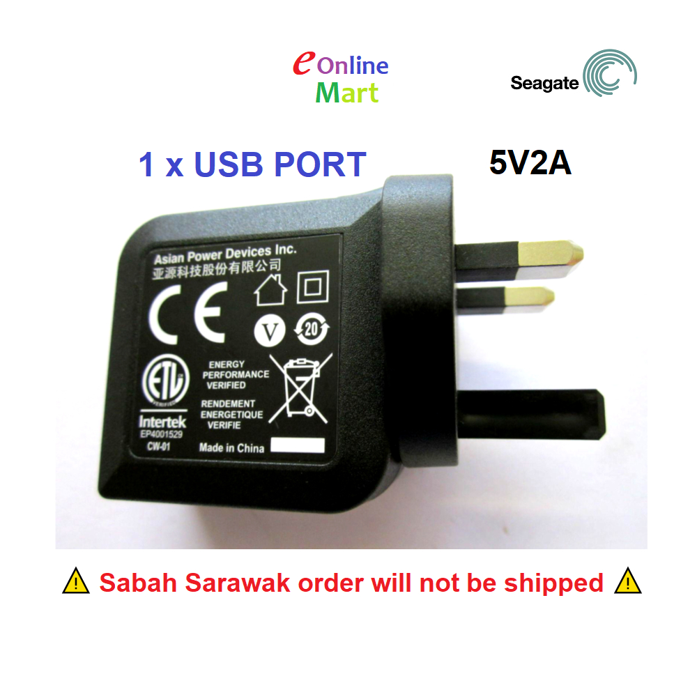 APD 5V 2A USB Power Supply Adapter (for Speaker, TVBox, Android Box ...