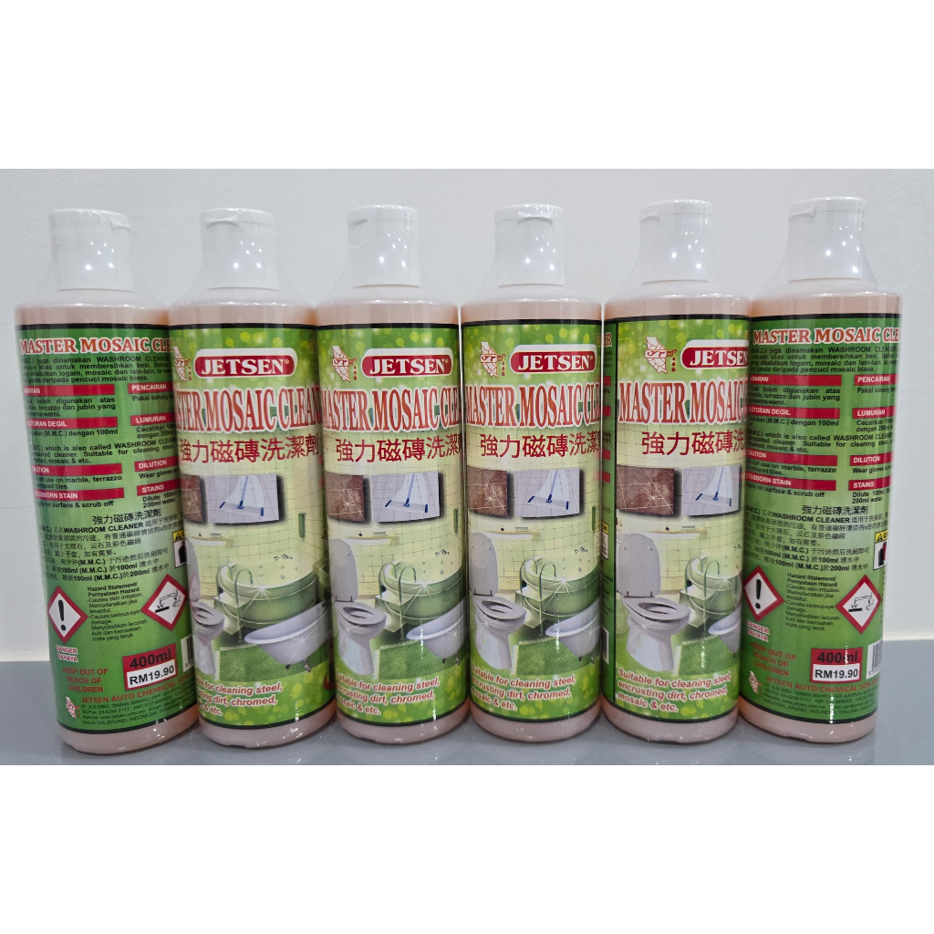Jetsen Mosaic Cleaner 400ml (100% Original New Ready Stock) Mosaic 清洁剂 ...