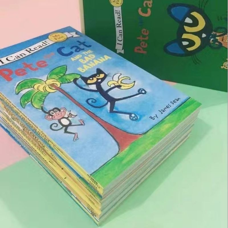 (28 Books) I Can Read Pete The Cats With Box Story Book | Shopee Malaysia