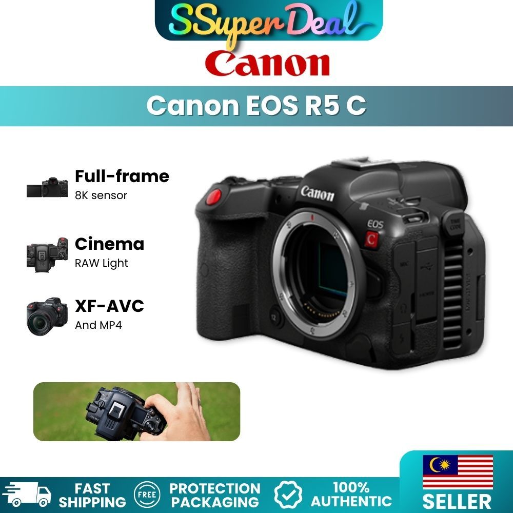 Canon EOS R5 C, a mirrorless hybrid camera with the capabilities of ...