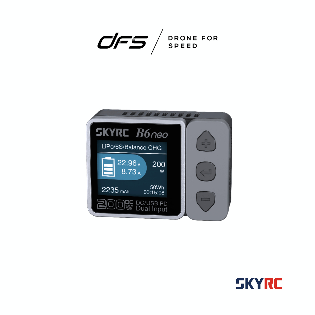 SkyRC B6 Neo 200w DC Smart Charger with DC/PD Dual input | Shopee Malaysia
