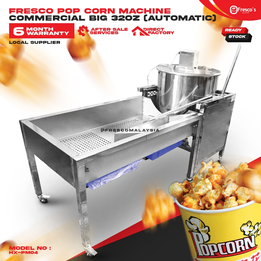 Popcorn Machine Gas Popcorn Maker Commercial Big Mesin Popcorn Gas ...