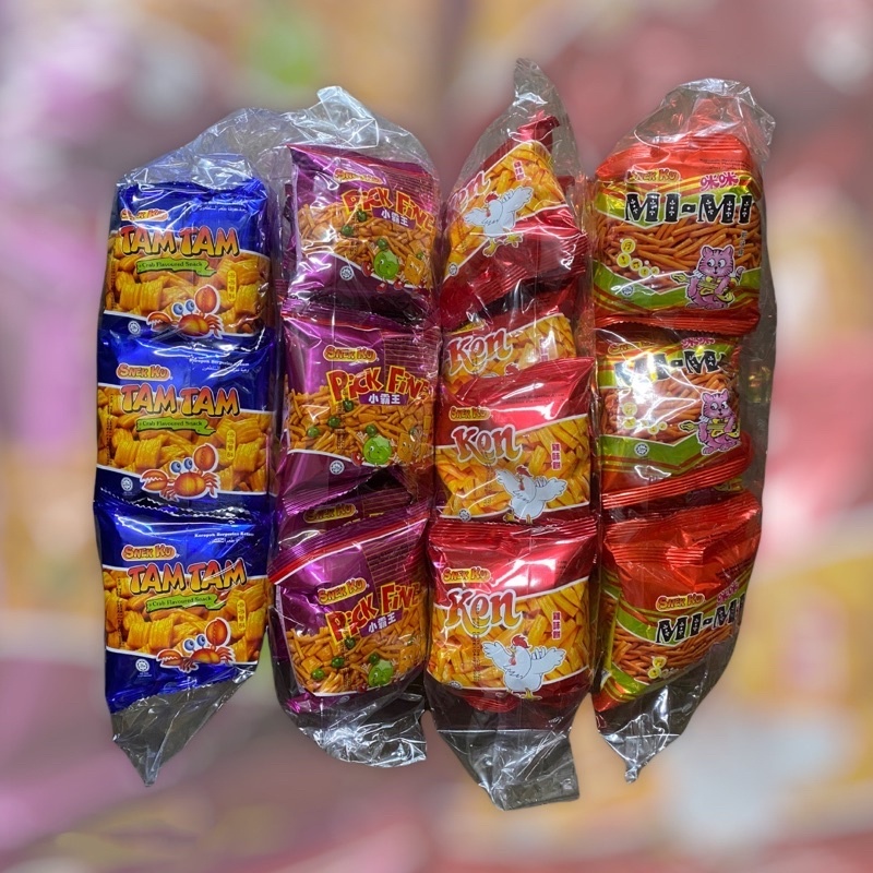Snek Ku Tam Tam/Mimi/Mimi Garlic/Ken Chicken/Pick Fine 30’s x 18g ...