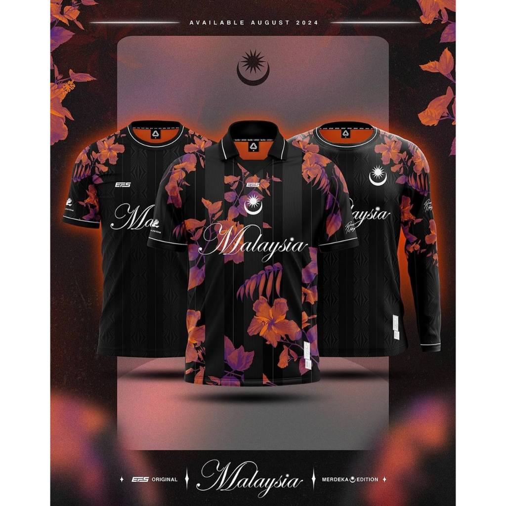 EFS Merdeka "Bunga Raya" Edition Original Jersey | Shopee Malaysia