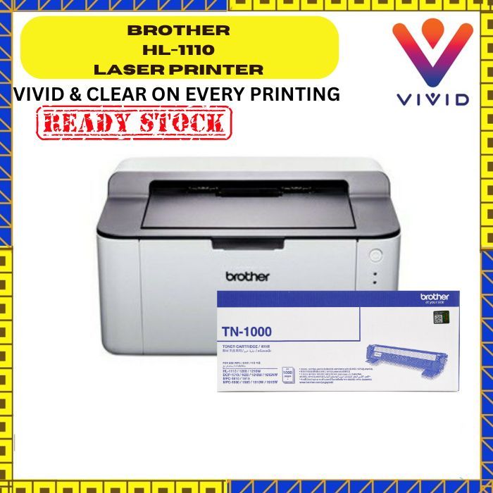 BROTHER HL-1110 (USB) /HL1210 (WIFI) Laser Printer | Shopee Malaysia