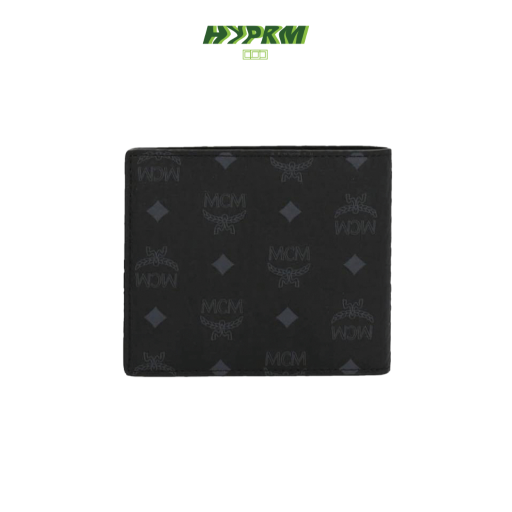 MCM Monogram Tumbled Leather Bifold Wallet With Cardholder | Shopee ...