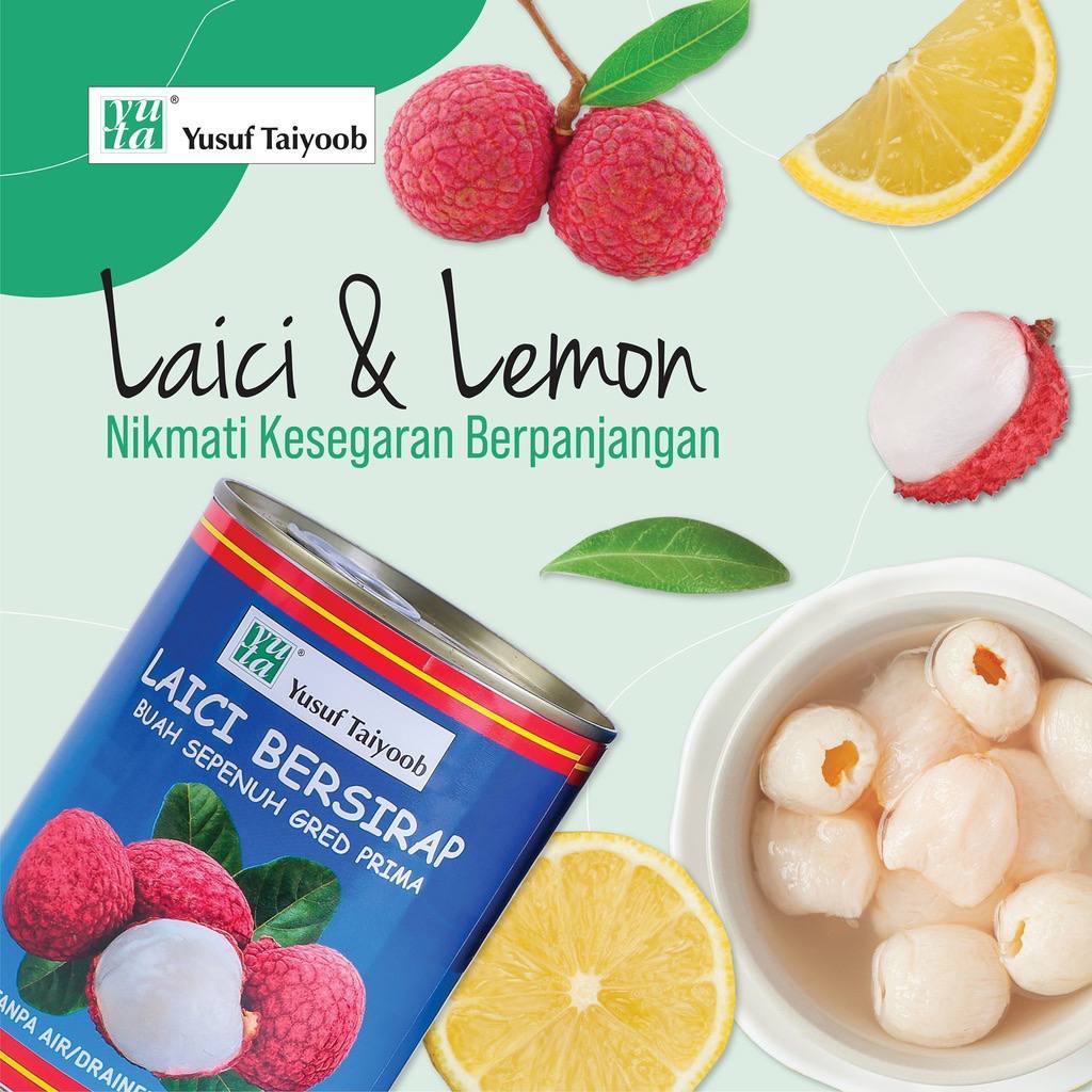 Syrup Lychees/ Laici Tin Yusuf Taiyoob Premium Quality | Shopee Malaysia