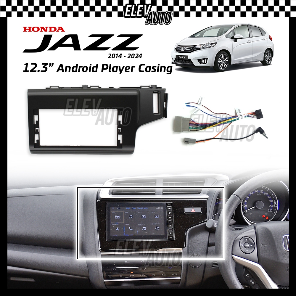 Honda Jazz 2014 - 2024 12.3" BBA Casing Android Player Installation ...