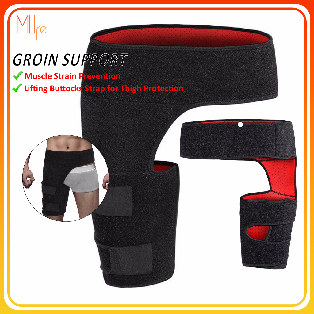 Fitness Leg Guard Groin Band Prevent Muscle Strain Hip Protector ...