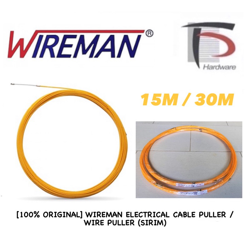 [100% ORIGINAL] WIREMAN ELECTRICAL CABLE PULLER / WIRE PULLER (SIRIM ...