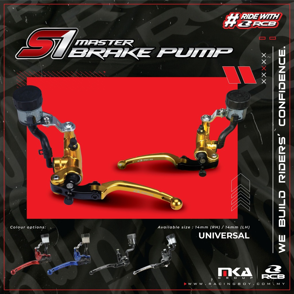 RCB S1 MASTER BRAKE PUMP | Shopee Malaysia