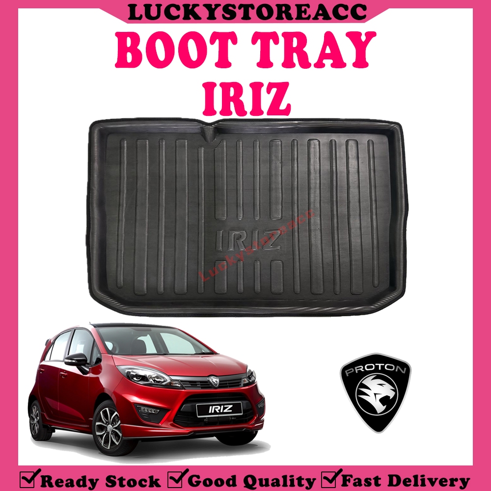 Proton Iriz Custom Fit OEM Car Rear Boot Tray Luggage Cargo Trunk Tray ...