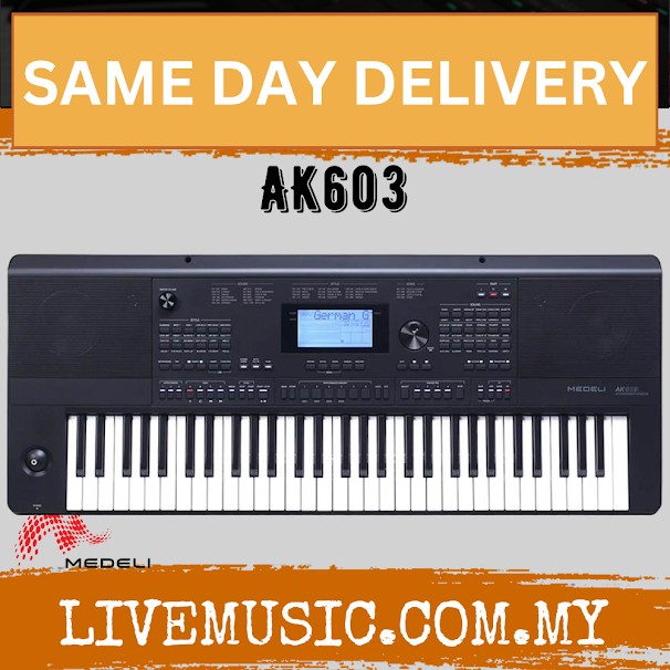MEDELI AK603 61 KEYS KEYBOARD ( AK-603 / AK 603 ) | Shopee Malaysia