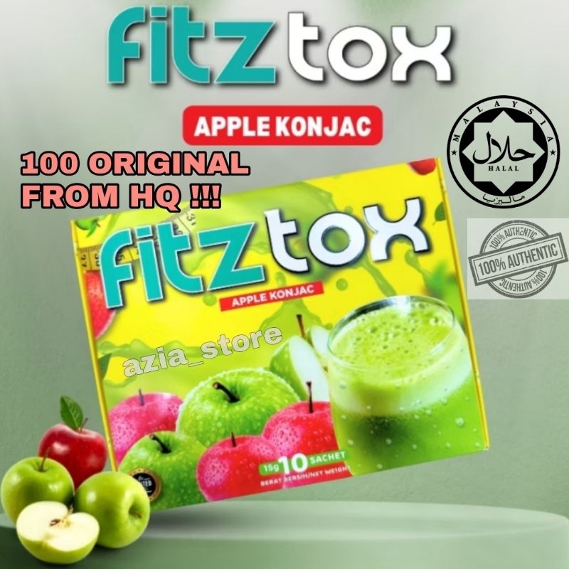 NEW FITZTOX BARU APPLE KONJAC VIRAL 100% ORIGINAL HQ ! | Shopee Malaysia