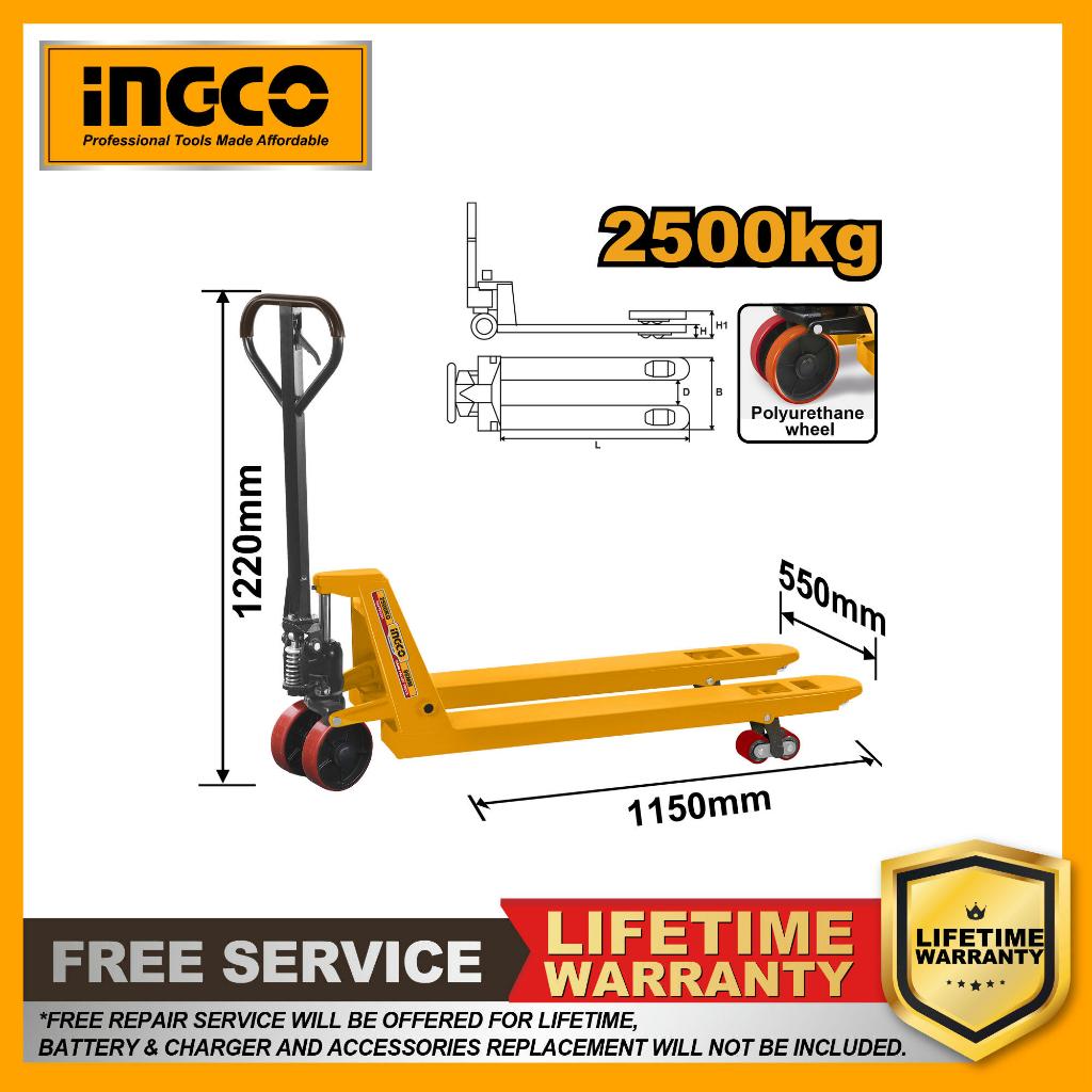 INGCO Hand pallet truck HHPT01251 | Shopee Malaysia